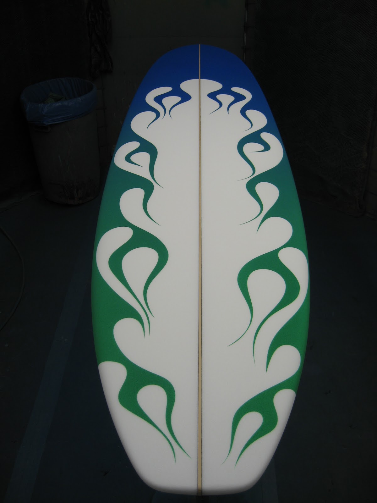 surfboards love color: flames