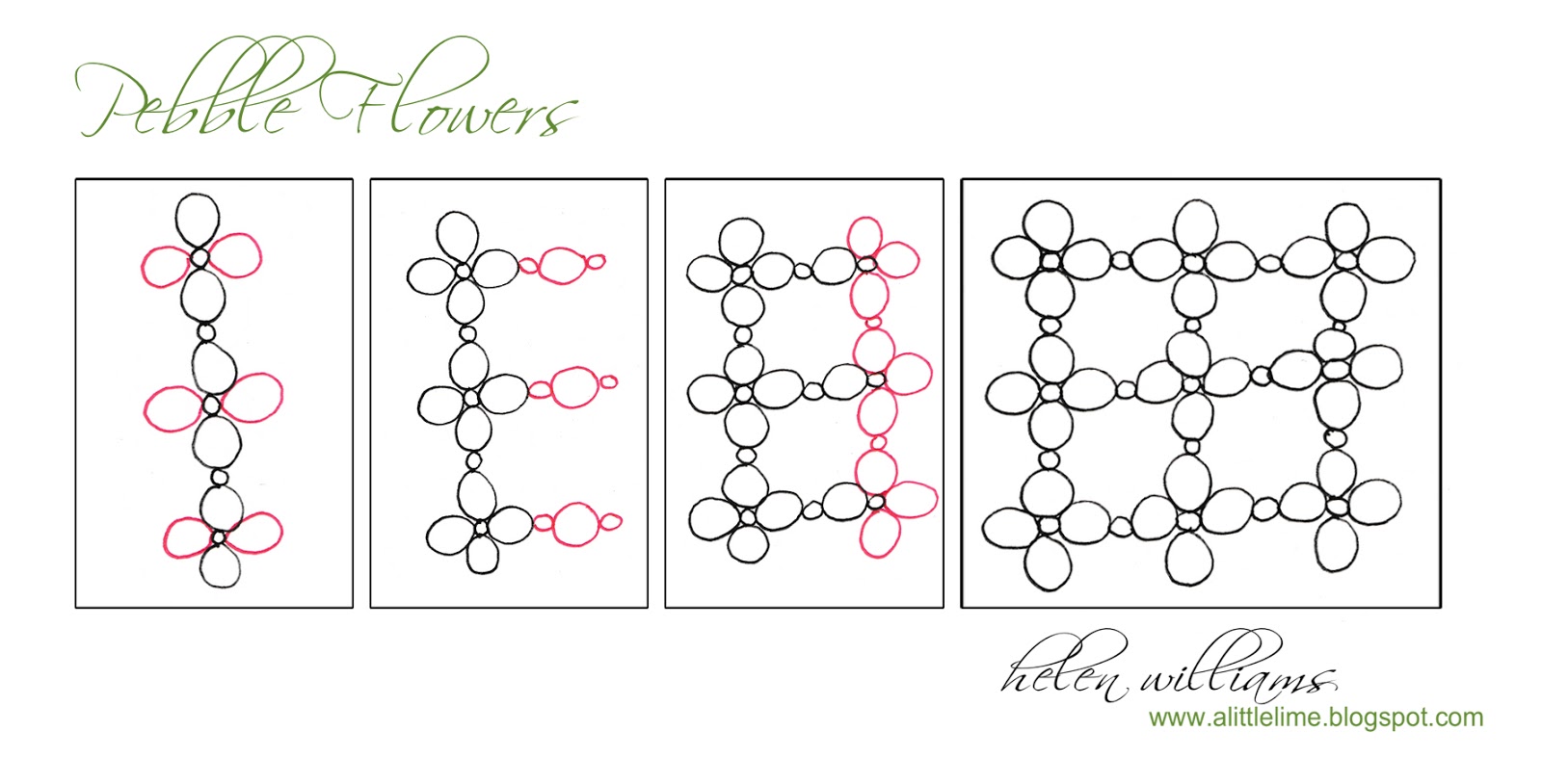 2/8's and Pebble Flowers PATTERNS