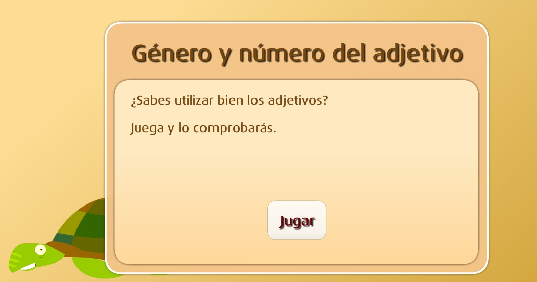 Mi "cole" digital: EL GÉNERO Y EL NÚMERO DEL ADJETIVO
