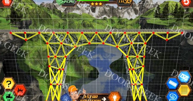 Bridge Construction Simulator [Hard] Level 32 ~ Doors Geek