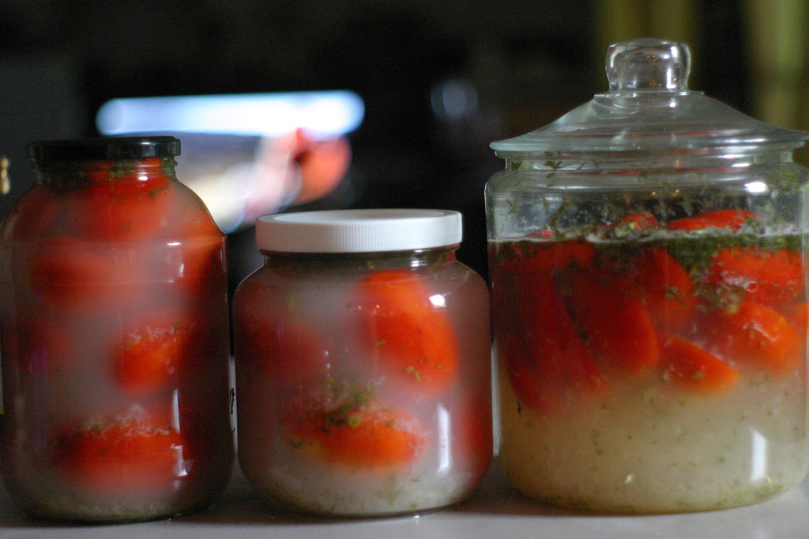 Effortnesslessly: Quick Fermented Tomato Halves