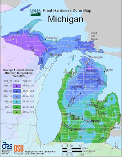 Farmers Know Best: Michigan USDA Plant Hardiness Zones Map