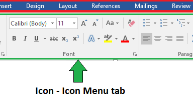Niamarlini: Tab/Menu Microsoft Word 2016, Pengaturan Dasar Huruf dan ...