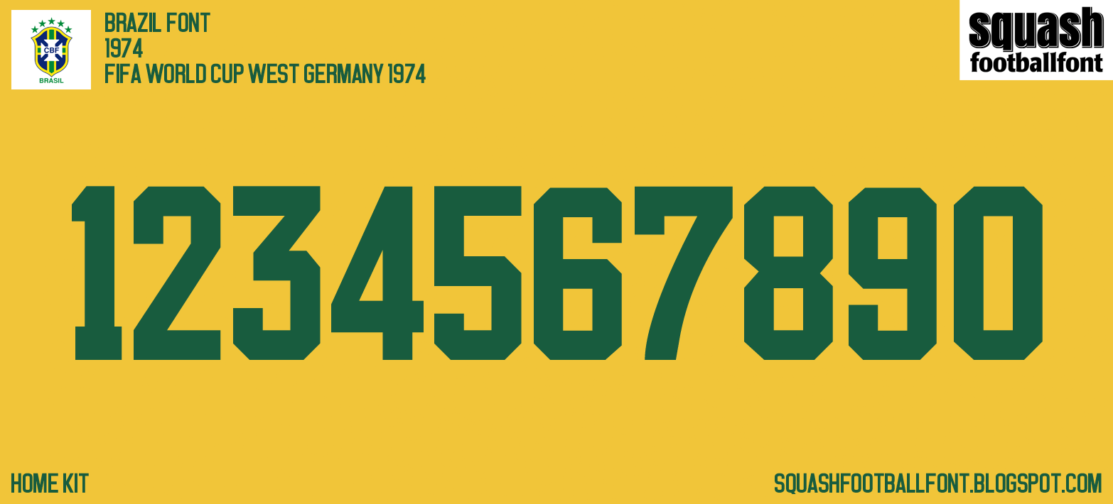 SFF: Brazil World Cup 1974 Font