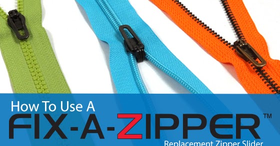 Erika's Chiquis: How to Repair a Broken Zipper Slider