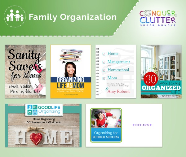 Getting Started With the Conquer Your Clutter Super Bundle | From Overwhelmed to Organized ...