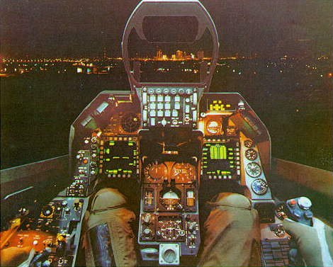 Fighter Jet: F-16 Fighting Falcon cockpit