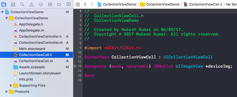Quick Guide For Ios Development Objective C And Swift How To Create Collection View Controller