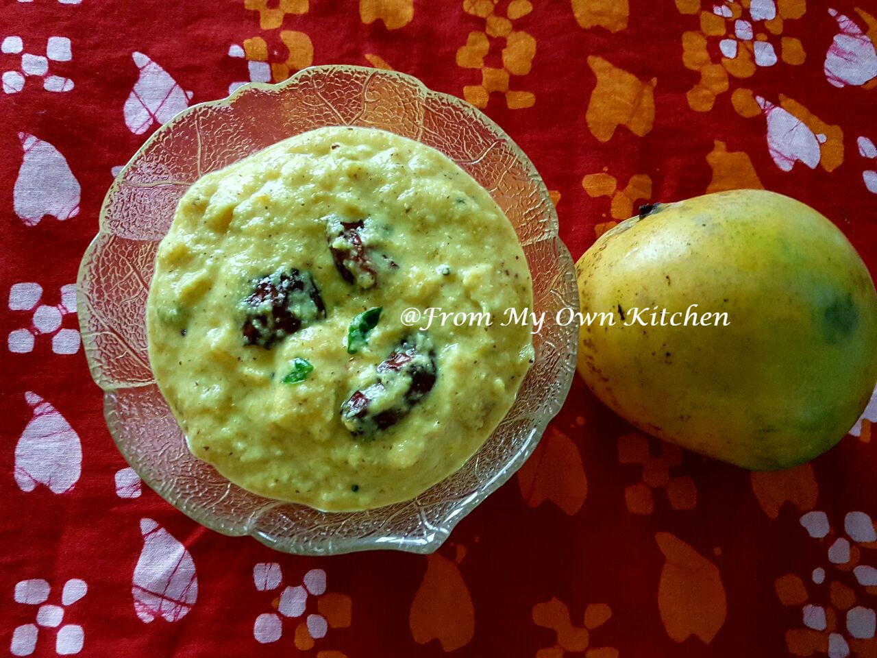 From My Own Kitchen: Mambazha Pulissery / Mango Pulissery
