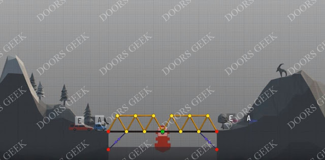 Poly Bridge Level 1-9 Paddleboat Drawbridge ~ Doors Geek