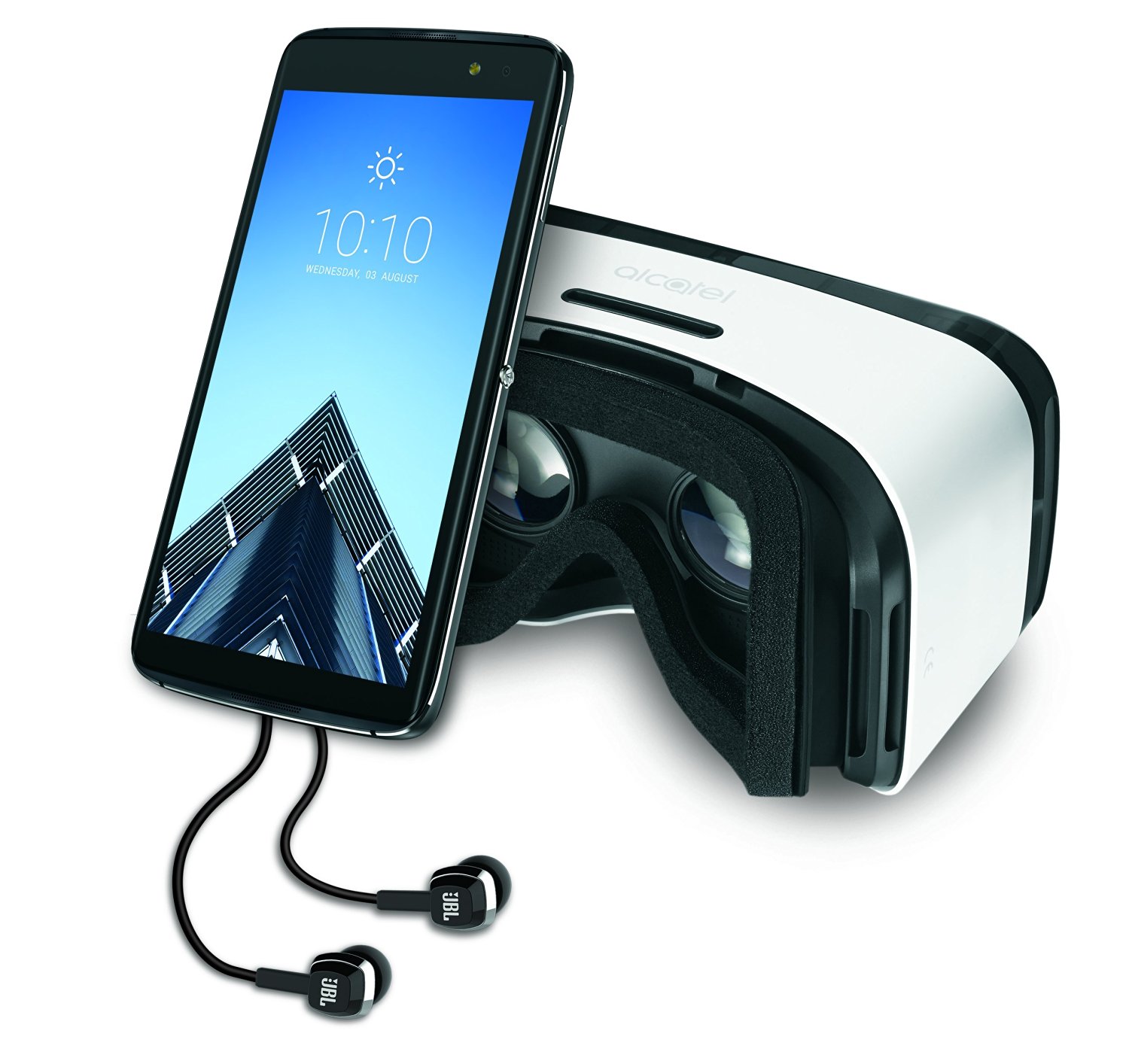Alcatel IDOL 4S Unlocked 4G LTE Android Smartphone with VR Goggles and ...