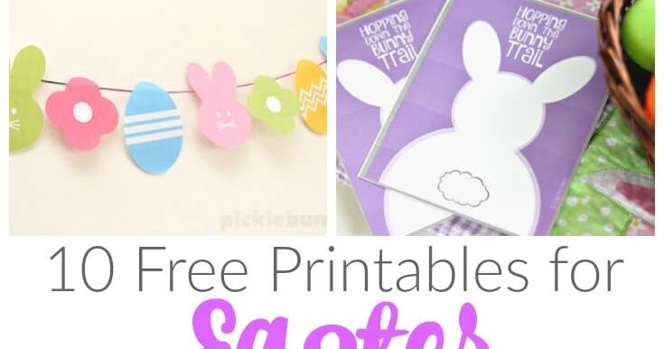 10 Free Printables for Easter: Decorations, Treats, & Games | Sunny Day ...