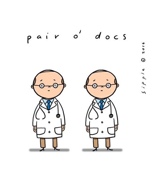dan sipple illustration blog: Pair o' Docs