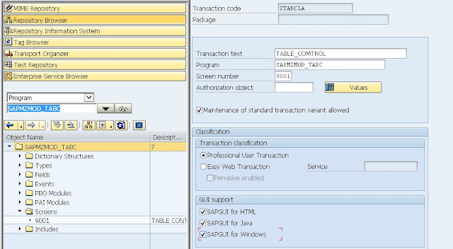 MODULE POOL -TABLE CONTROL_1: