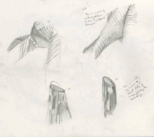 Faisal Hussain - Observational Drawing: Week 8 - Reflective Surfaces