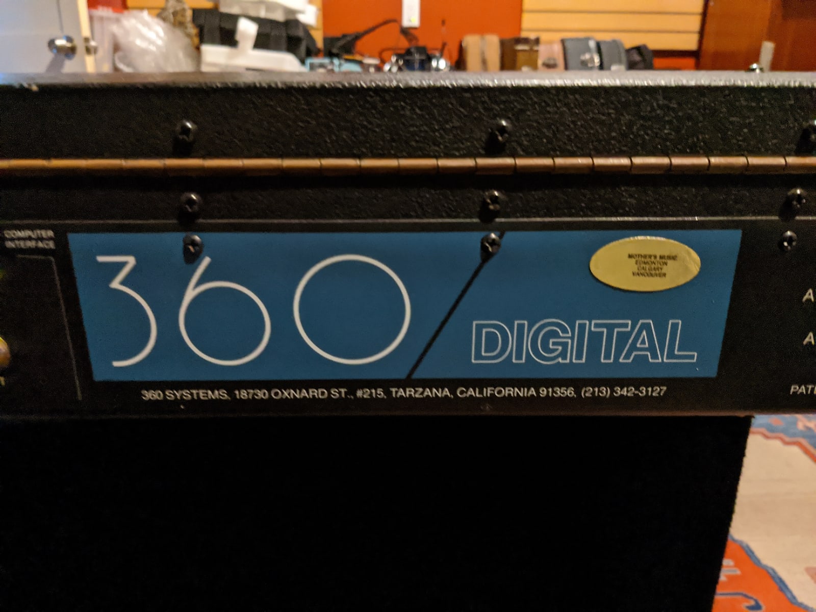 MATRIXSYNTH: 360 Systems Digital Keyboard SN A-198