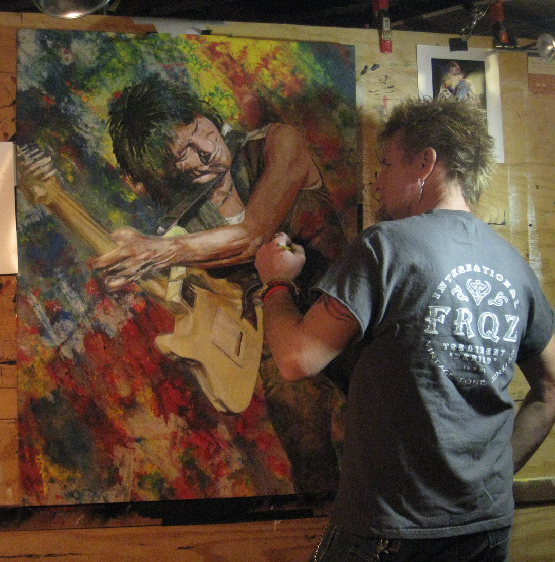 Jeff Beck: amazing painting prints available