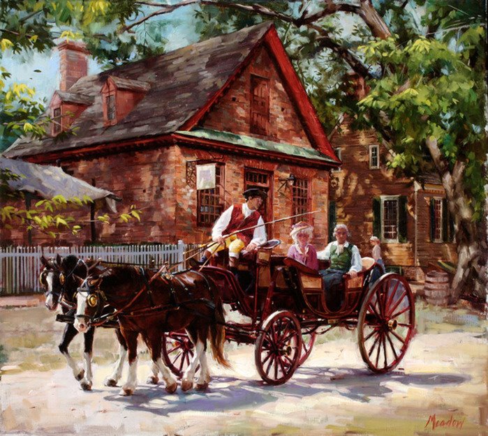 Maher Art Gallery: Meadow Gist American painter and illustrator