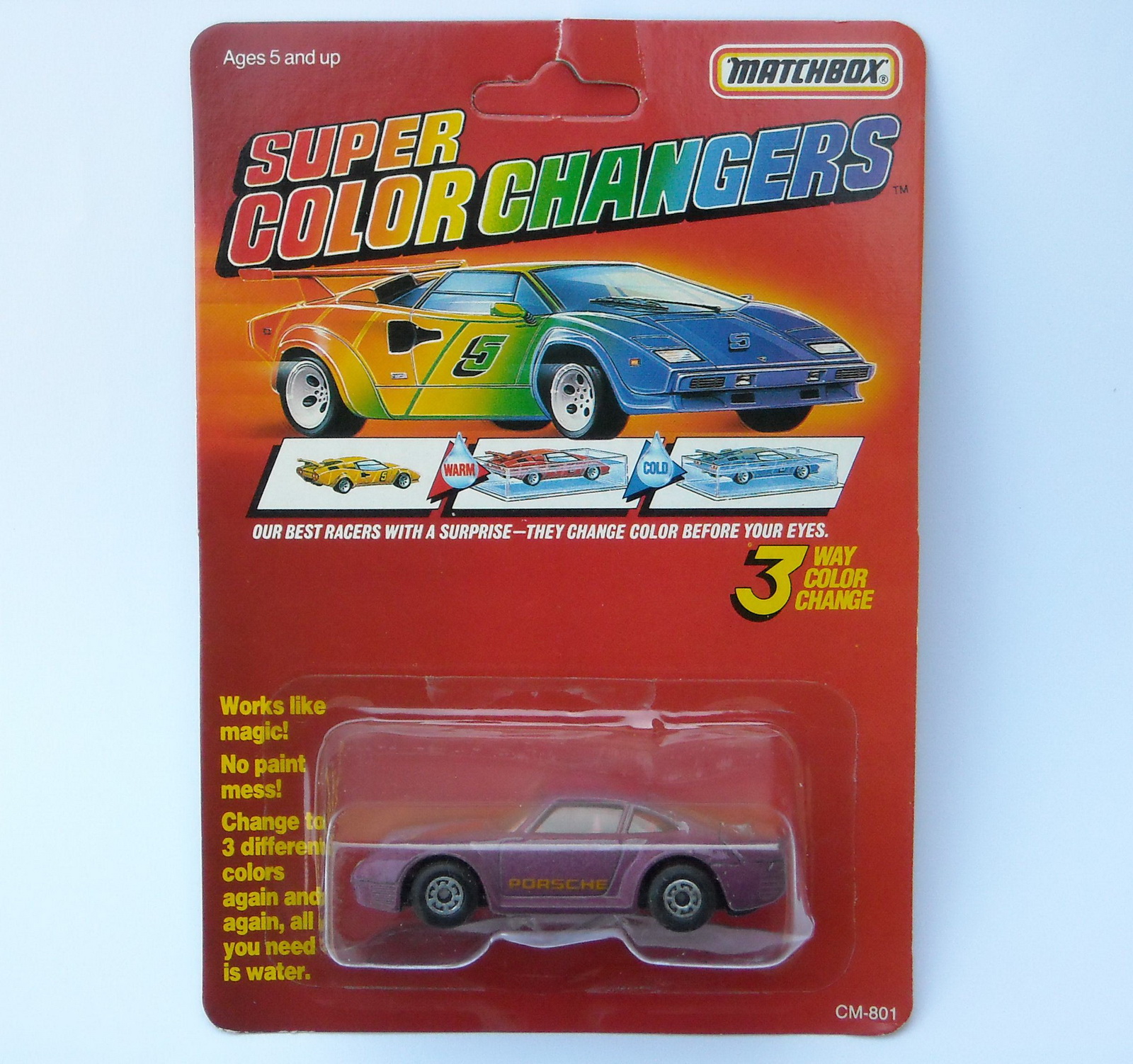 Matchbox Memories: Matchbox Super Color Changers: CM-801 Porsche 959