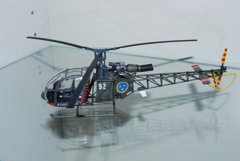 The Art of Styrene - Björns modeller: Alouette II, HKP 2, Heller 1/48 ...