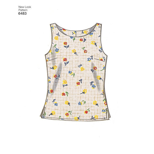 Sammi and the Machine: Pattern Review: New Look 6483 (easy cami)