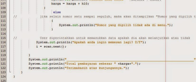 scatter dream: Tugas 5 - Implementasi Aritmatika - Kasir Sederhana ...