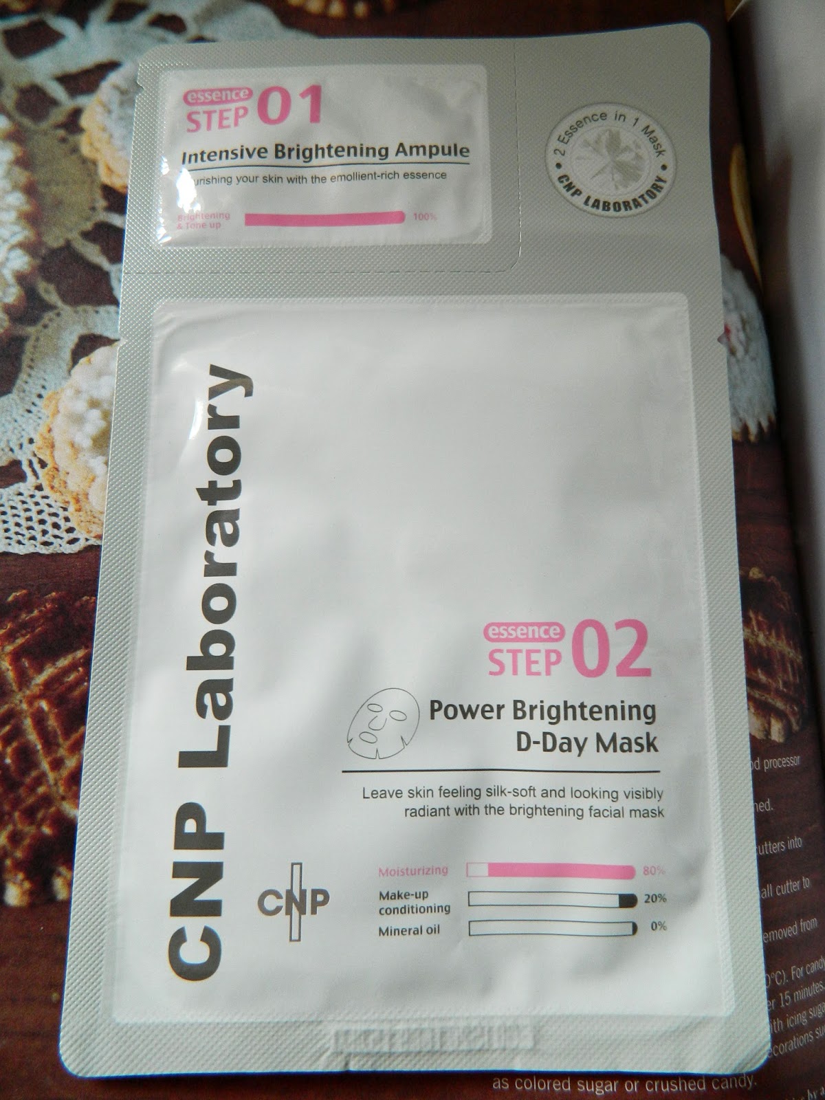 CNP Laboratory 2-Step Power Brightening D-Day Mask and S.O.S Quick ...