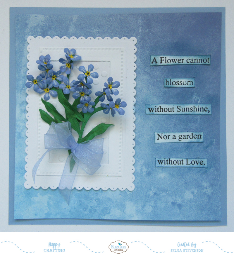 Selma's Stamping Corner and Floral Designs: Forget-Me-Nots