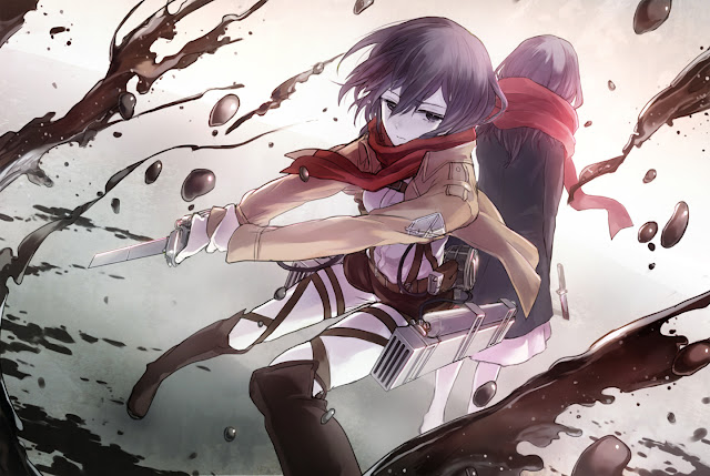 hd wallpaper: Mikasa Fighting 3D Gear 1445