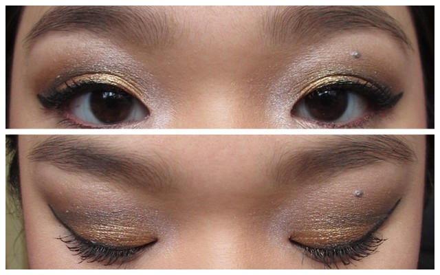 The Blackmentos Beauty Box: MUA Undress Me: Golden wanut eyes look!