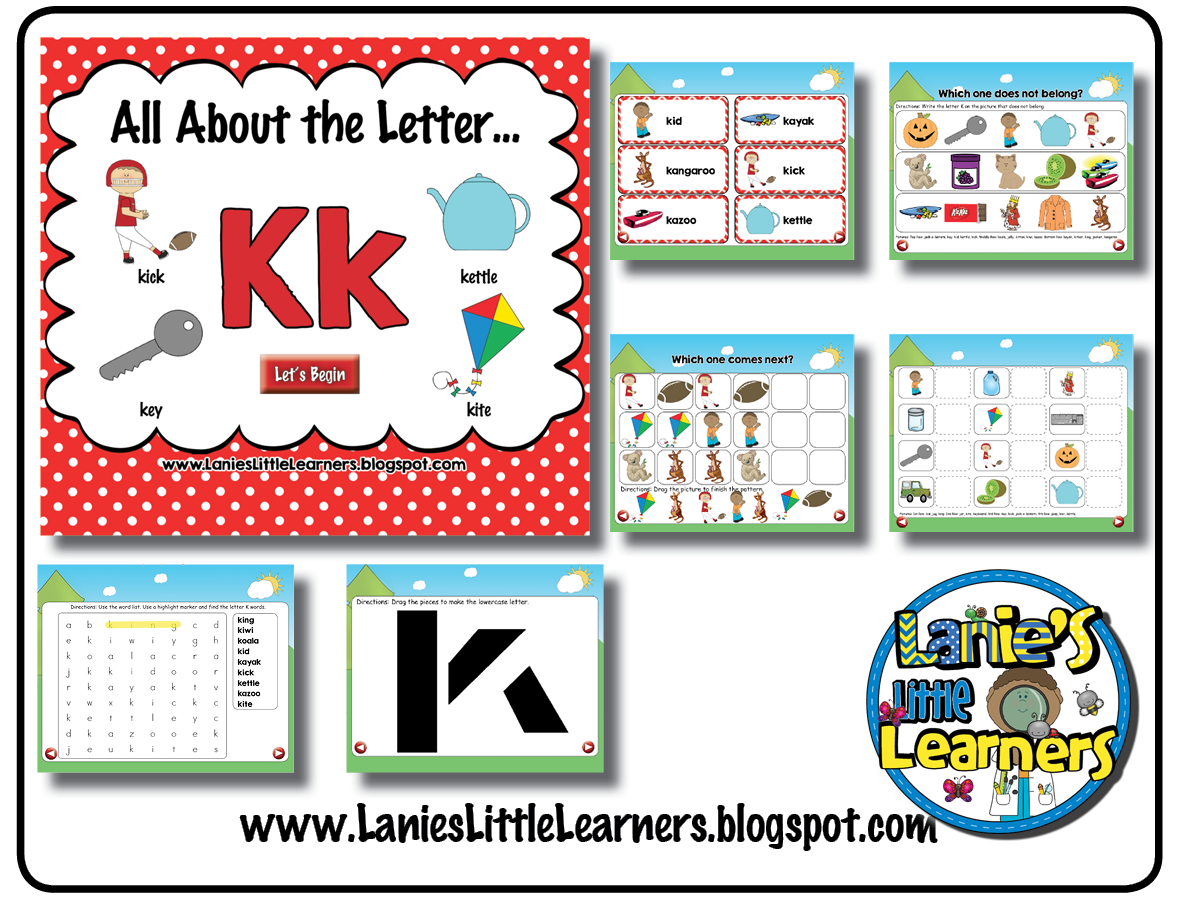 Lanie's Little Learners: All About the Letter Kk {Letter of the Week ...