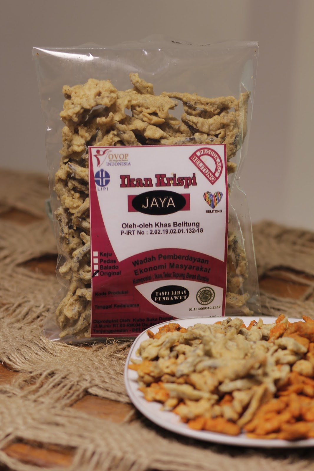 Pilus Rumput Laut & Ikan Krispi: KRISPI JAYA