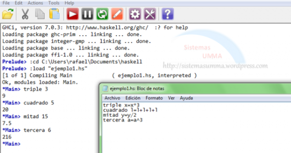 Programación lógica y funcional: Funciones