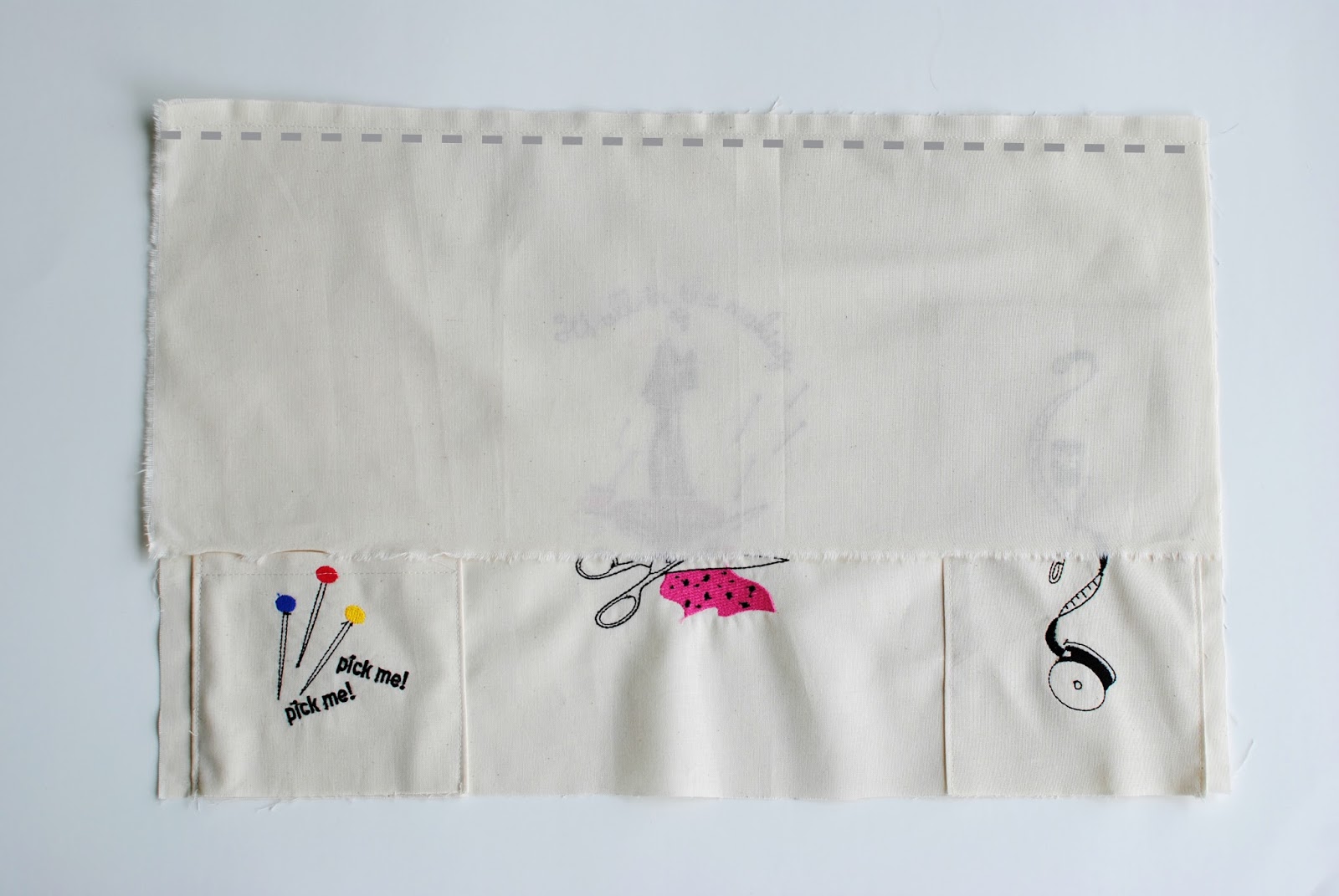 Trash To Couture: DIY Embroidered Sewing Machine Cover