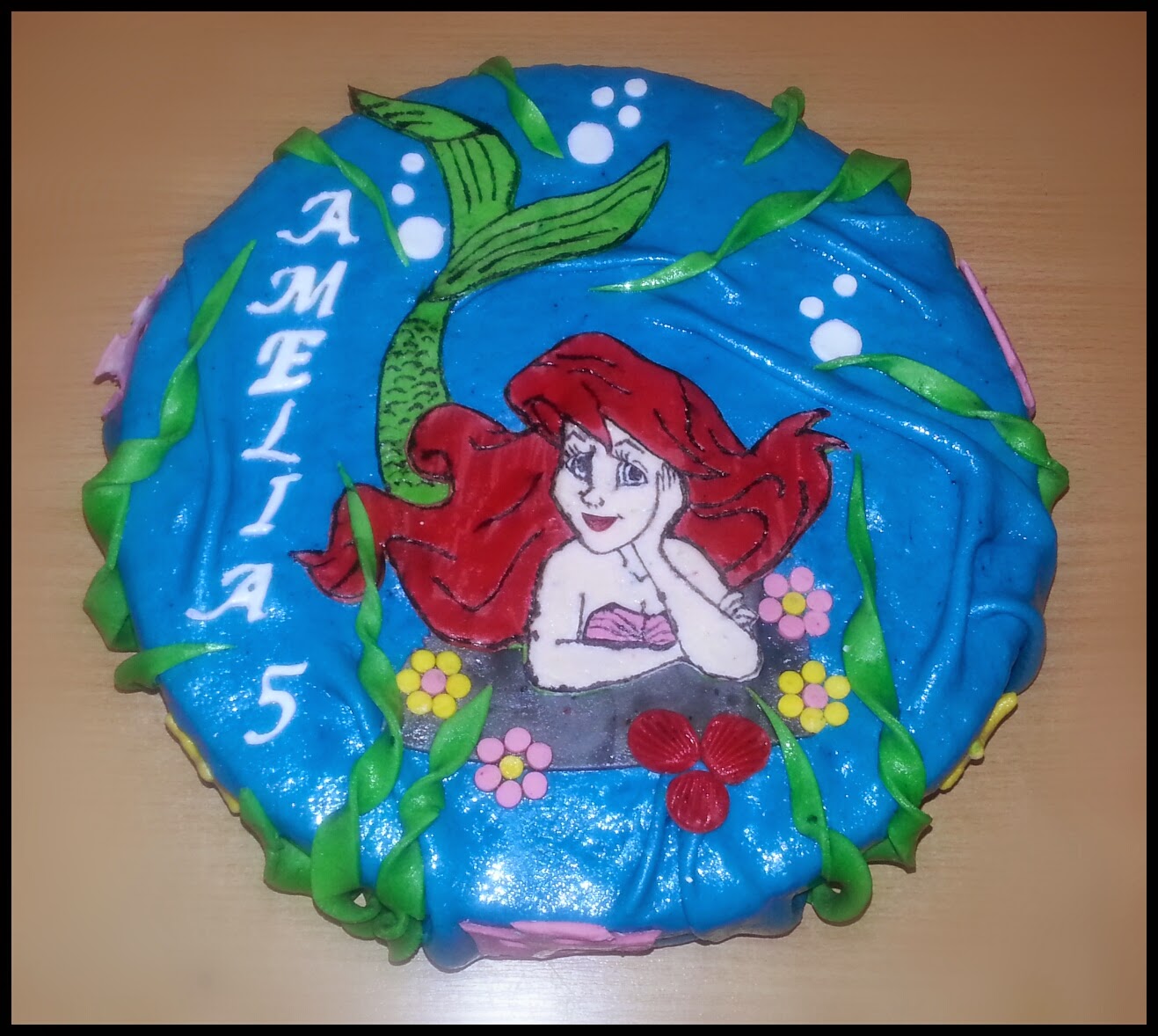 Słodki Zaułek: Tort Mała Syrenka Ariel / The Little Mermaid cake