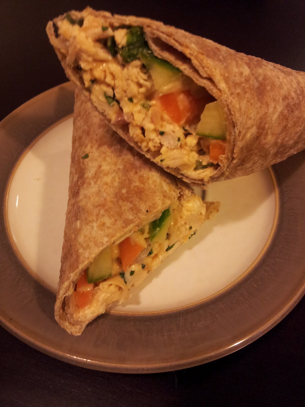 This delicious life...: Thai Chicken Wraps!