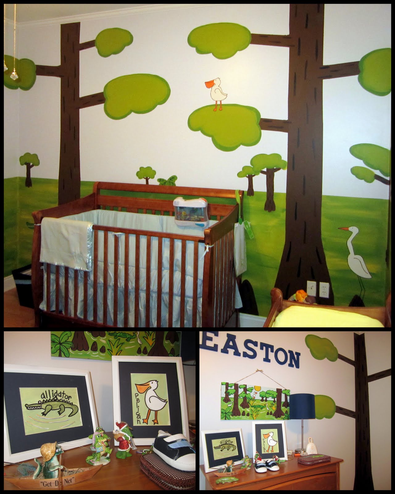 Kidspired Creations: Swamp Nursery: DONE!