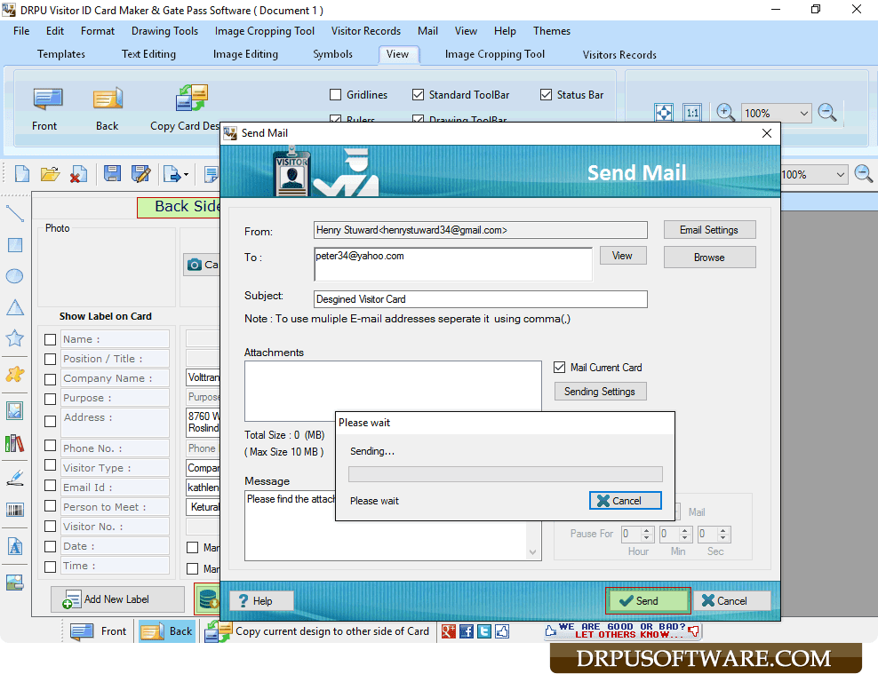 Bulk SMS Software:SendGroupSMS.com: Visitor ID Gate Pass Software: How ...