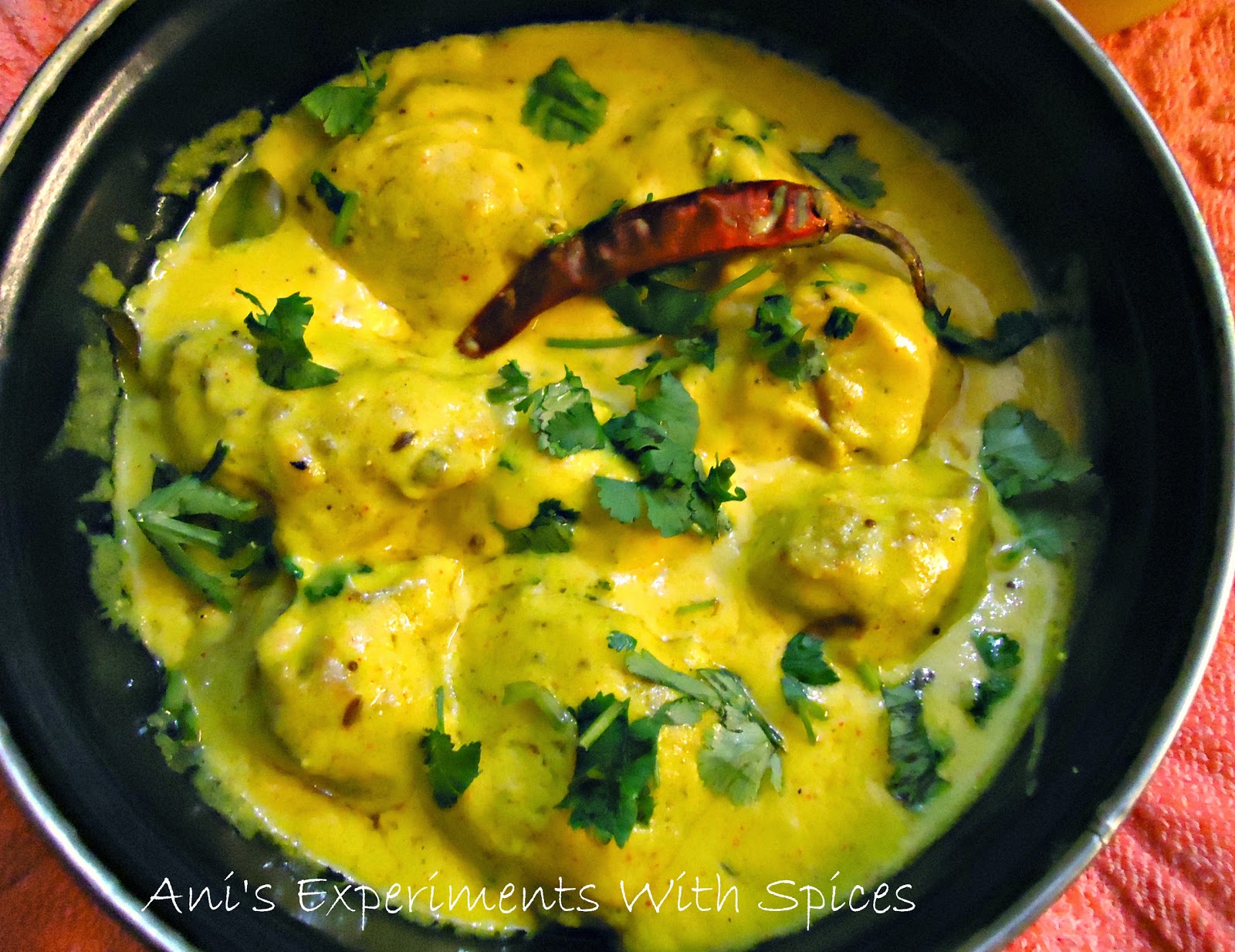 Ani's Experiments With Spices: Punjabi Kadhi Pakora In The Microwave