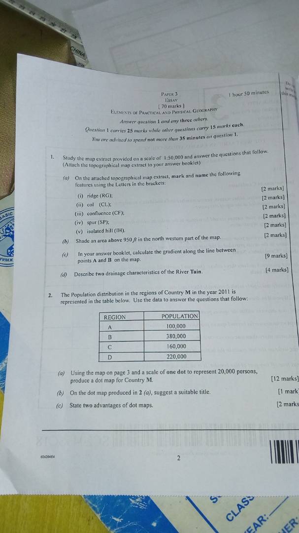 Wassce (Waec) 2018 Geography Questions And Answers | EXAM RUNZ NIGERIA