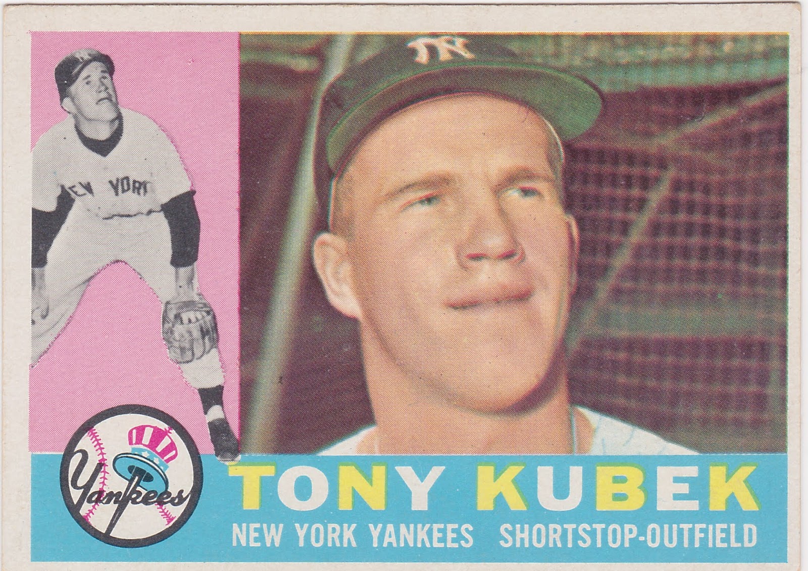 Horizontal Heroes: The 1960 Topps Set: #83 Tony Kubek