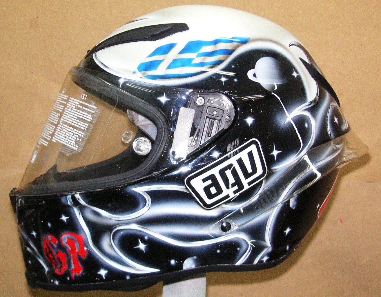 Hand Painted Helmets - Design your helmet today..!!: Custom Painted AGV ...