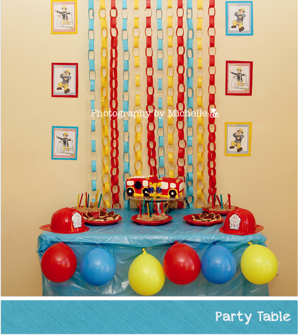 Photography by Michelle: William's Fireman Sam Party!