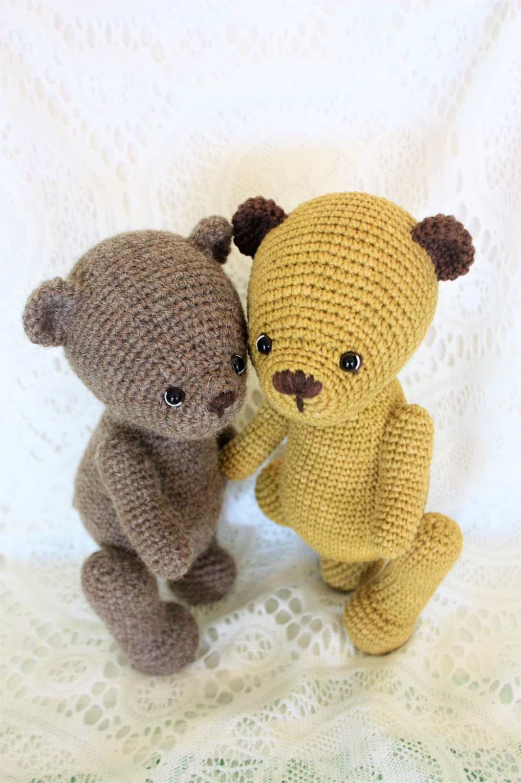 Happyamigurumi: Amigurumi Jointed Teddy Bear Villem and Marta: New ...
