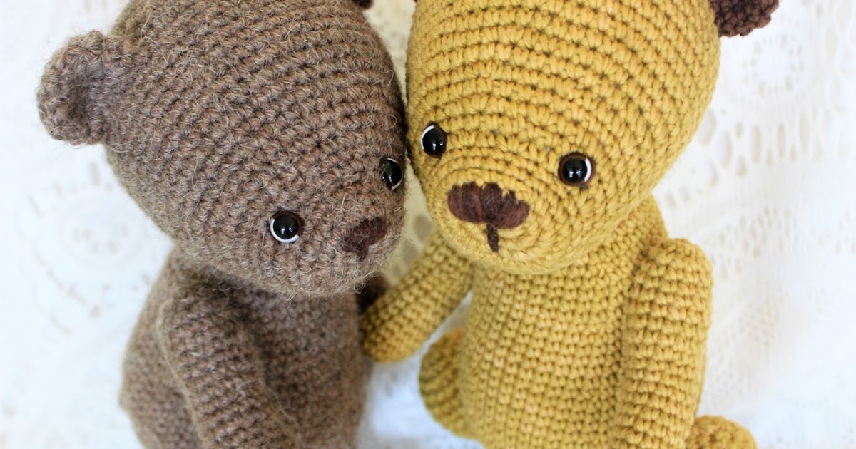 Happyamigurumi: Amigurumi Jointed Teddy Bear Villem and Marta: New ...