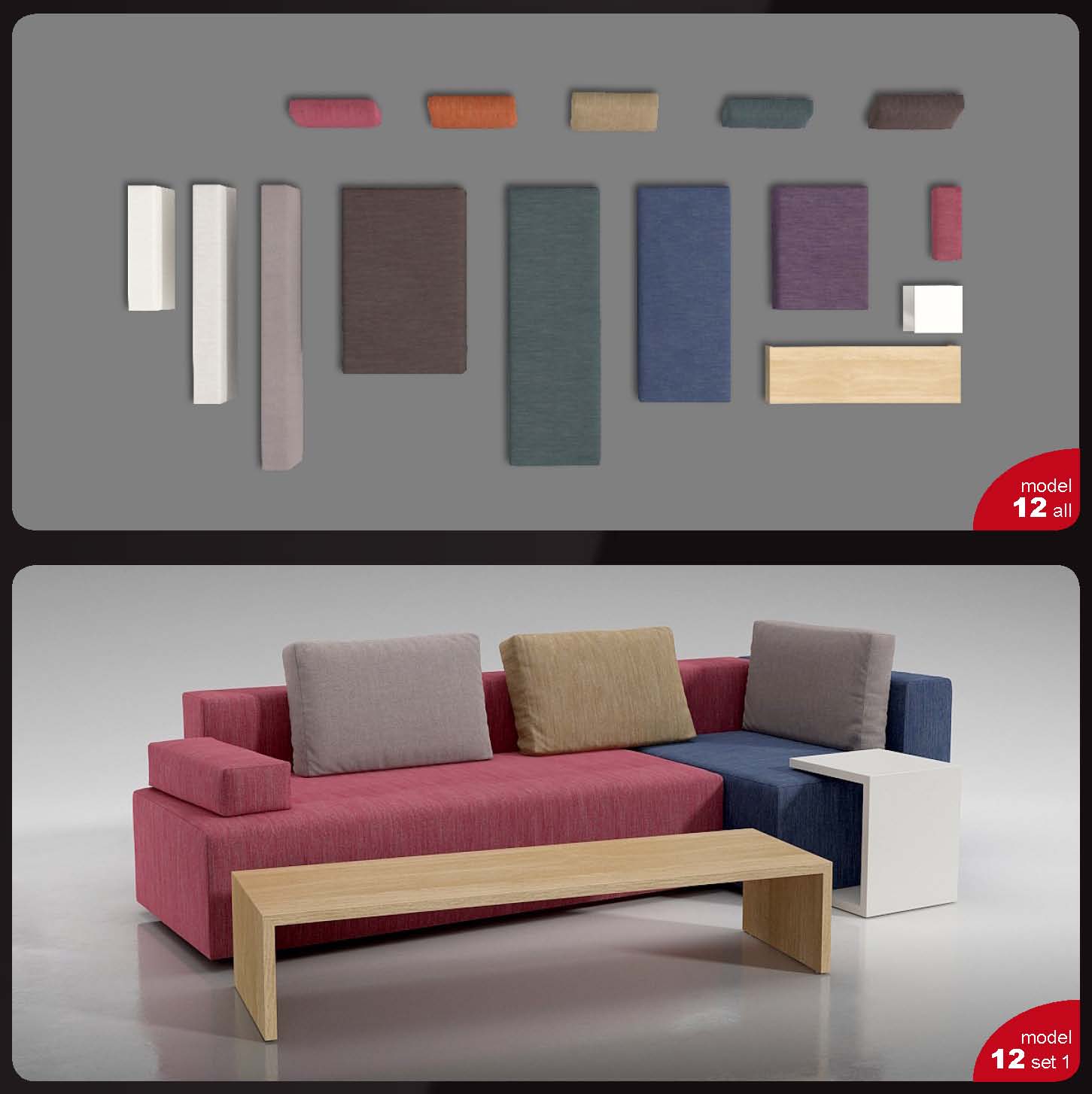 Tổng hợp 73 File 3D model Sofa EVERMOTION ARCHMODELS VOL.129