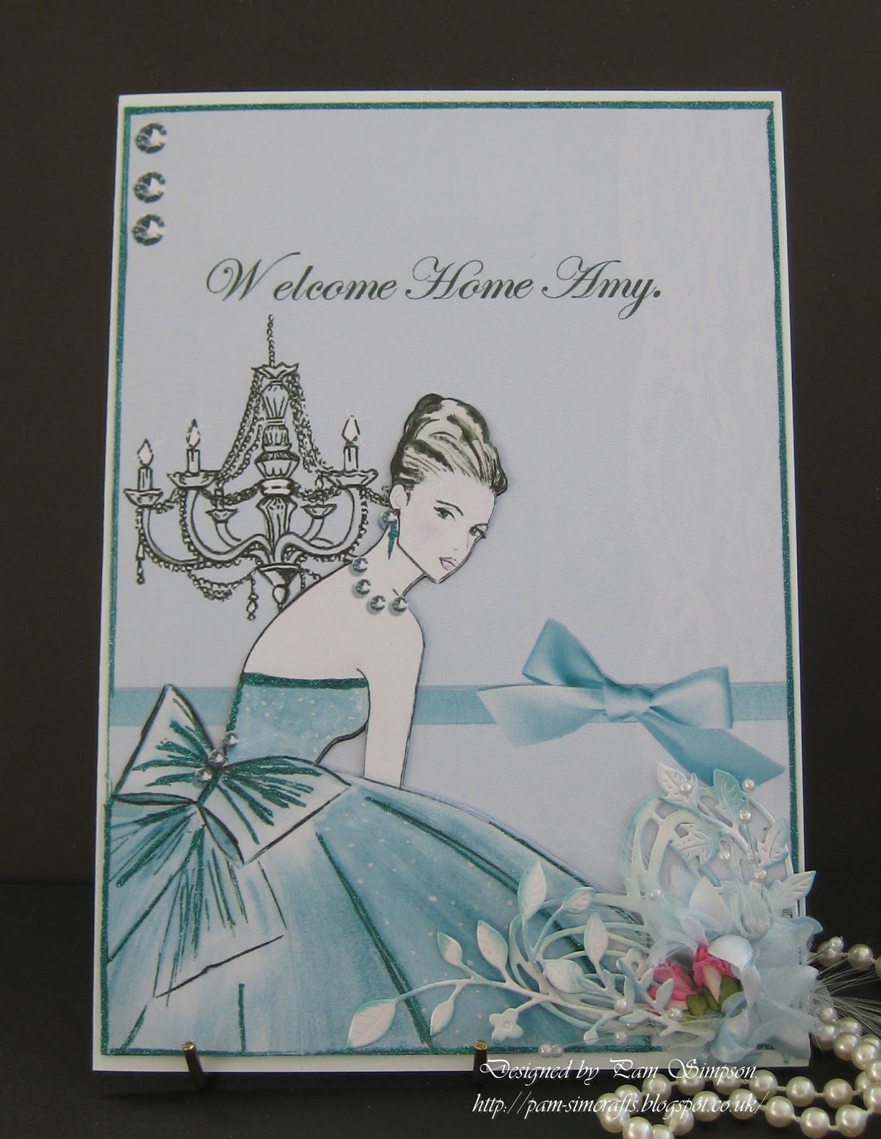pamscrafts: Quick Make Welcome Home Card.
