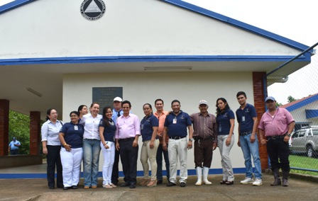 Magistrado Armando Juárez visita Juzgado de El Ayote.