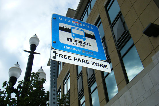 Rebuilding Place in the Urban Space: The Trax light rail has a small ...