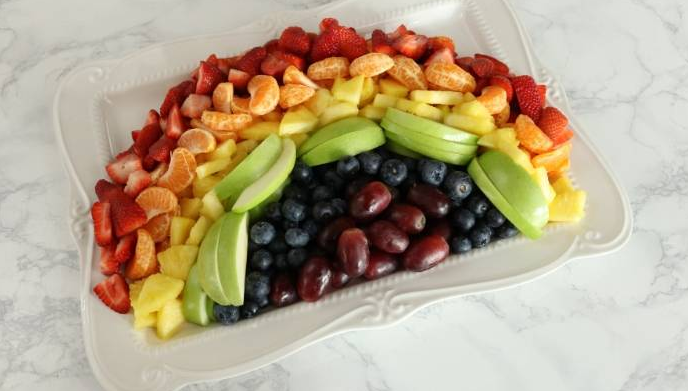 Easy Rainbow Fruit Platter - Harian 14